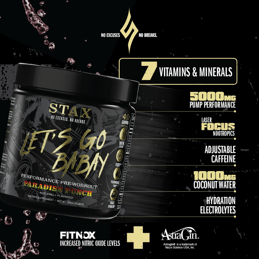 Let's Go Babay: Pre-Workout – STAX SUPPLEMENTS